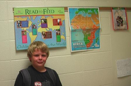 Central Elementary's Read to Feed Service Project