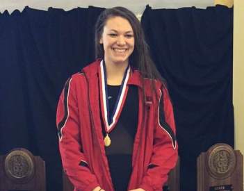 CHS Senior Makes School History - Swims To 1st Place At State