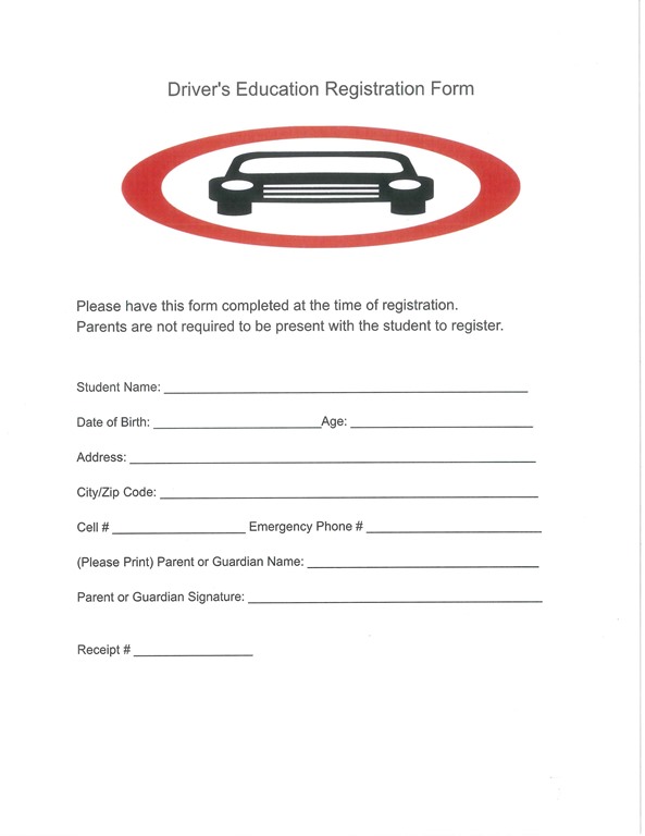 Driverâ€™s Education Information and Application 2019